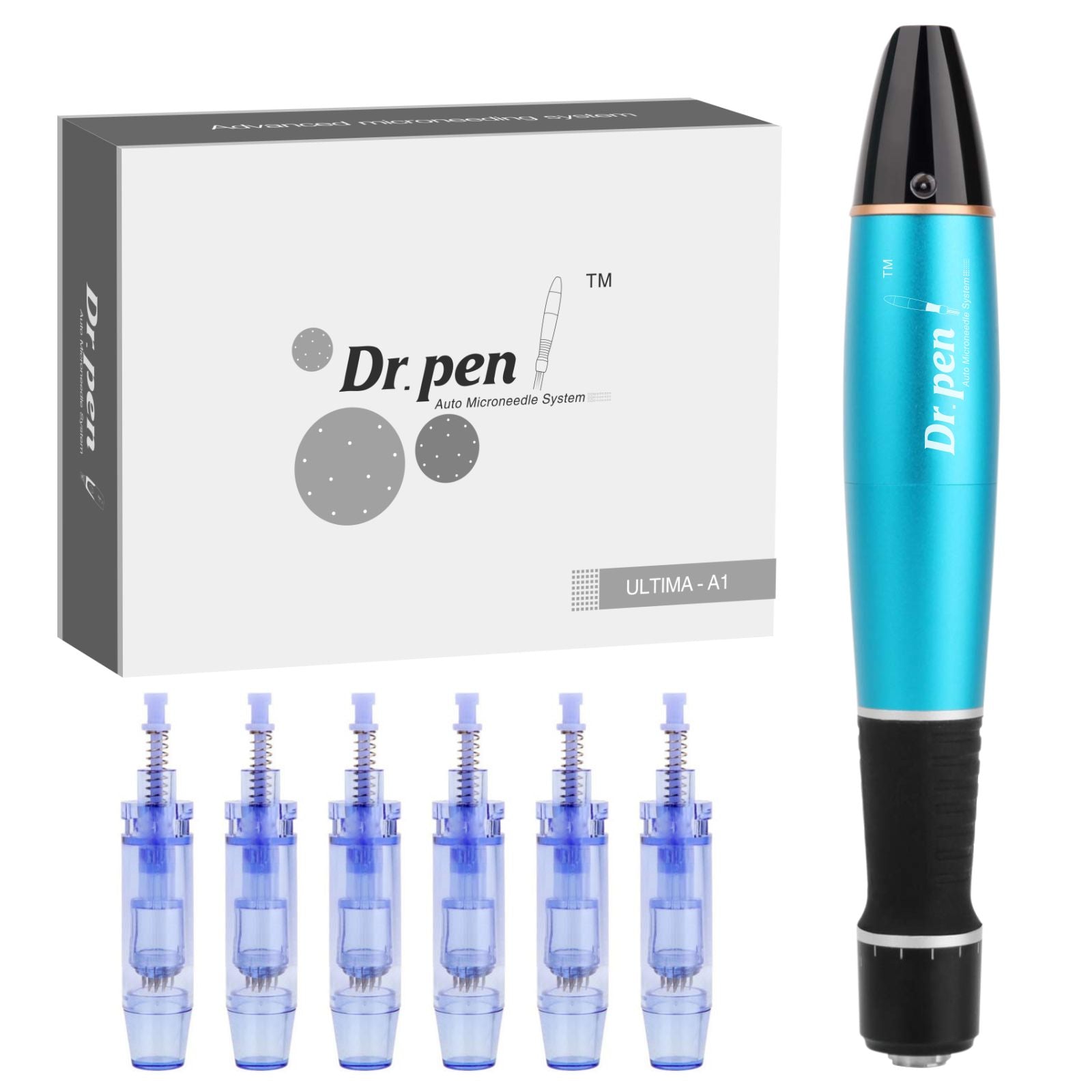 Dr.Pen Ultima A1 Microneedling Derma Pen with 6 Cartridges – Angel Kiss ...